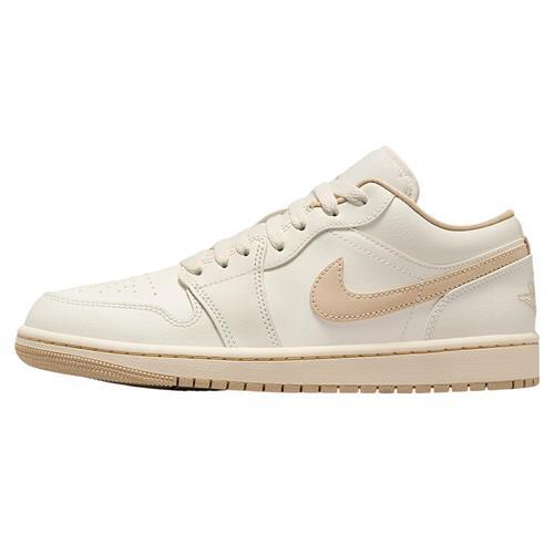 Nike 休閒鞋 女鞋 Air Jordan 1 Low 皮革 AJ1 米白奶【運動世界】DC0774-112|休閒運動鞋|ETMall東森購物網