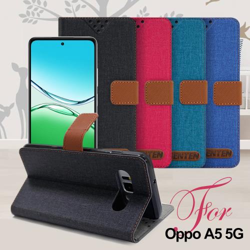 GENTEN for OPPO A5 5G 自在文青風支架皮套|A系列殼/套|ETMall東森購物網