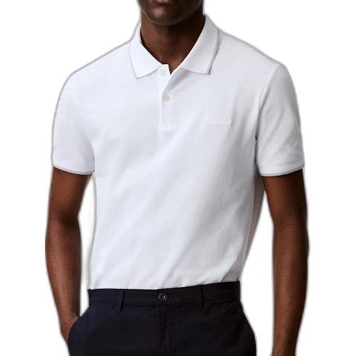 CK 2025男時尚字母刺繡白色圓領短袖POLO|短袖T恤|ETMall東森購物網