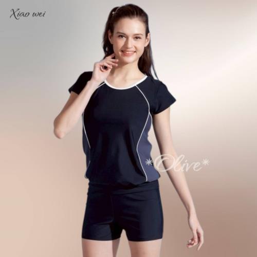 【泳之美品牌 】時尚二件式短袖泳裝NO.282368(3L)|兩件式泳裝/比基尼|ETMall東森購物網