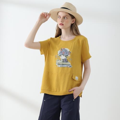 HsinGo 夏日花語立線浮雕繡精品歐風上衣組|上衣|ETMall東森購物網