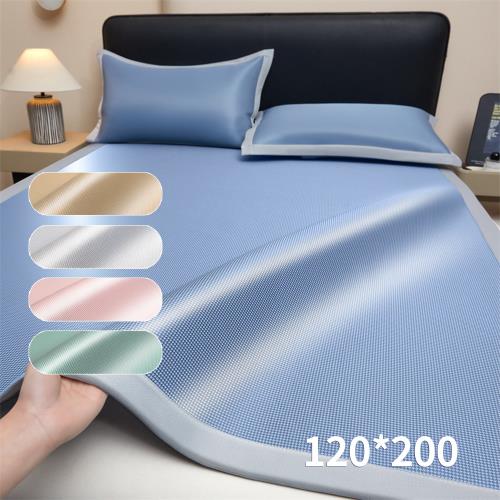CS22 夏季新款可機洗千鳥紋冰絲涼蓆兩件套-120*200cm |單人|ETMall東森購物網