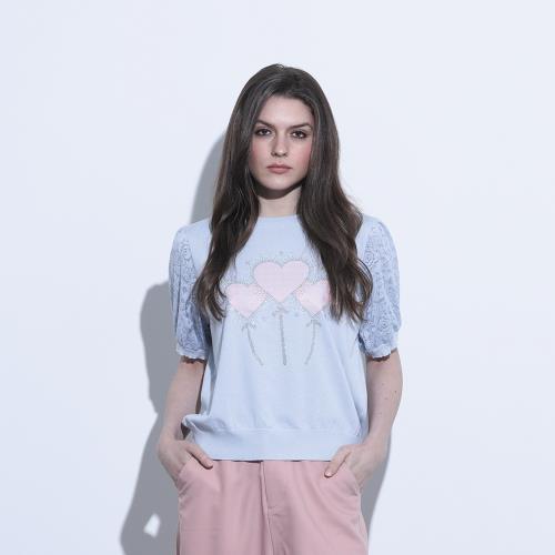 【PANGCHI 龐吉】愛心氣球造型上衣(9513213/11/31/41)|短袖|ETMall東森購物網