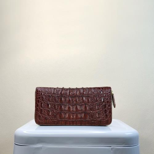 【M2nd】莉莉時尚真鱷皮長夾(咖啡-T32C)|長夾|ETMall東森購物網