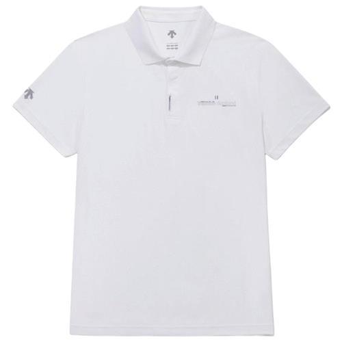 Descente 迪桑特 短袖上衣 男裝 Polo衫 白【運動世界】DS25SSU420201|短袖|ETMall東森購物網