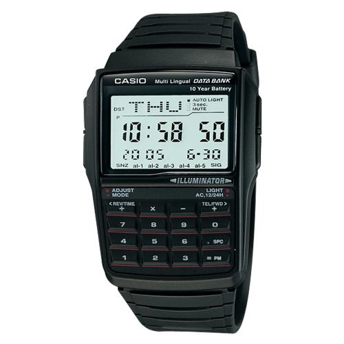 【CASIO 卡西歐】多功能電子錶 電話記憶 計算機 5組鬧鈴 DBC-32 (DBC-32-1A)|指針錶|ETMall東森購物網