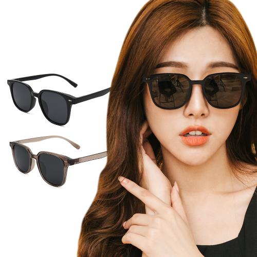 【ALEGANT】都會時尚TR90方框寶麗來偏光墨鏡│UV400太陽眼鏡│2色-寂影黑│柔影棕|偏光墨鏡|ETMall東森購物網